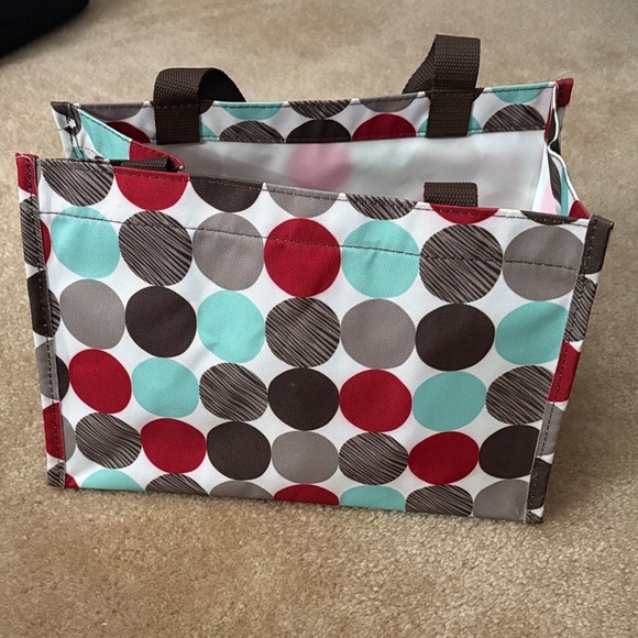 thirty-one | Bags | Thirty One Small Carry All Polka Dot Tote | Poshmark